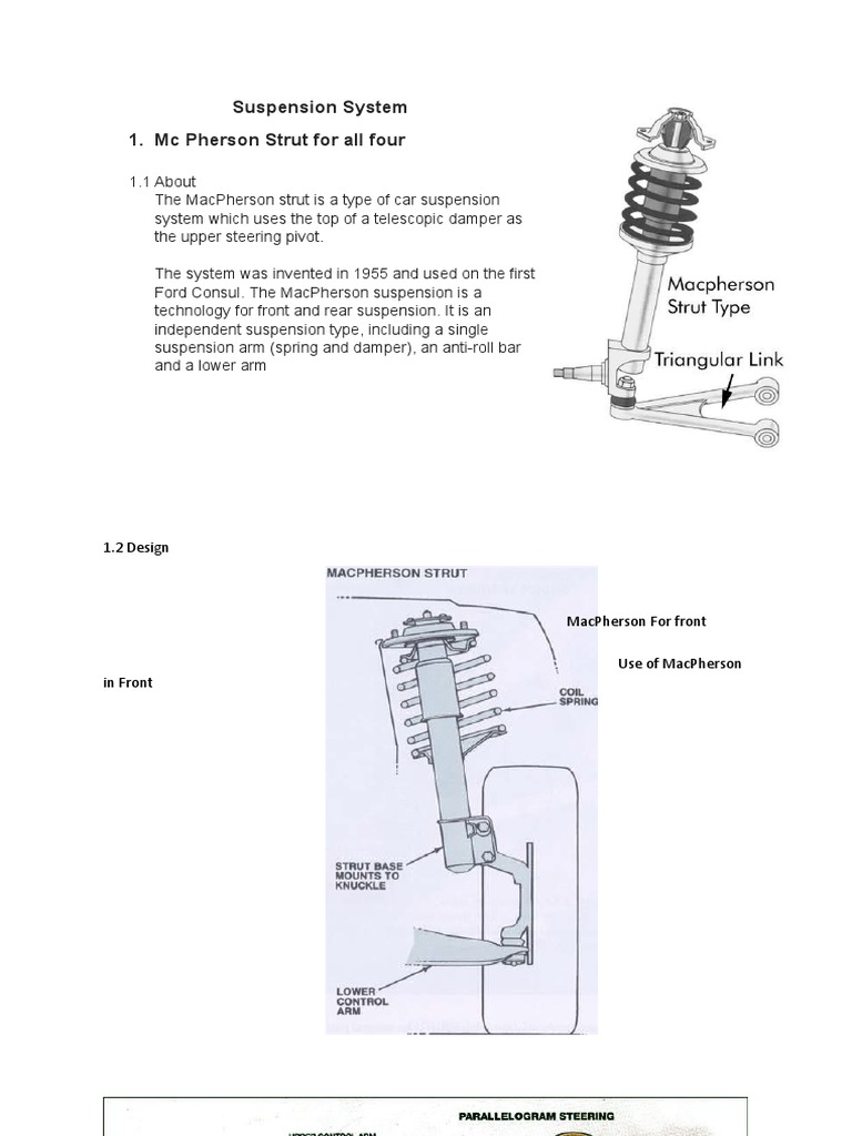 Suspension System | PDF | Vehicle Industry | Transportation Engineering