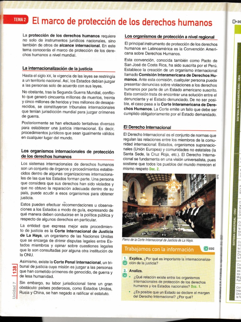 El Marco de Proteccion de Los Derechos Humanos Ab | PDF | Convenio europeo de derechos humanos ...