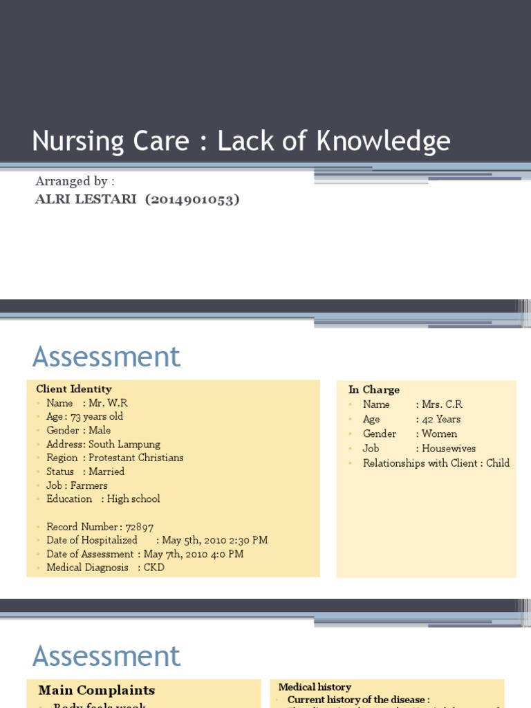 Lack of Knowledge - Alri Lestari | PDF | Diabetes | Hypertension