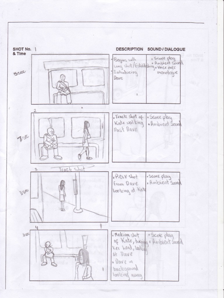 Shot List and Sound Descriptions | PDF