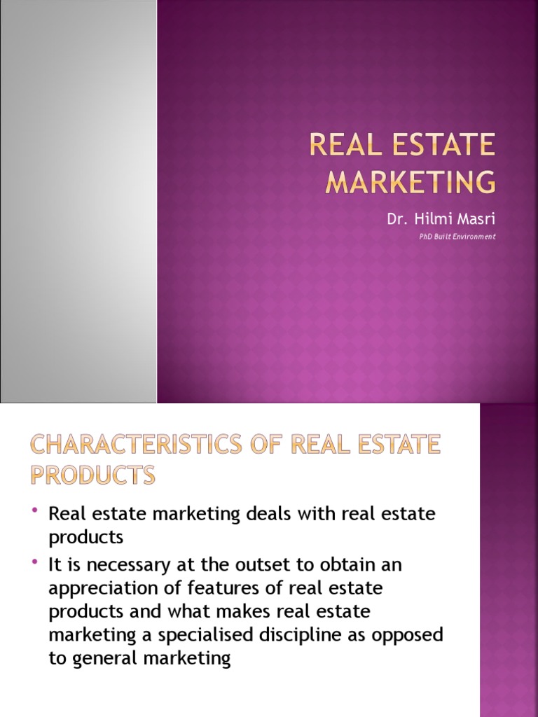Key Features of Real Estate Marketing | PDF | Property | Auction