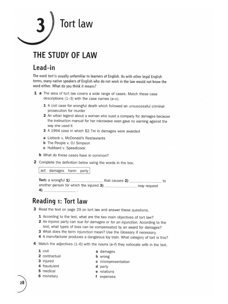 3 - Tort Law | PDF