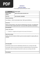 Letter M Lesson Plan | PDF | Lesson Plan | Educational Assessment