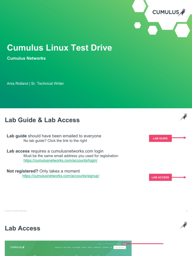 Cumulus Linux Test Drive | PDF | Network Architecture | Internet Protocols