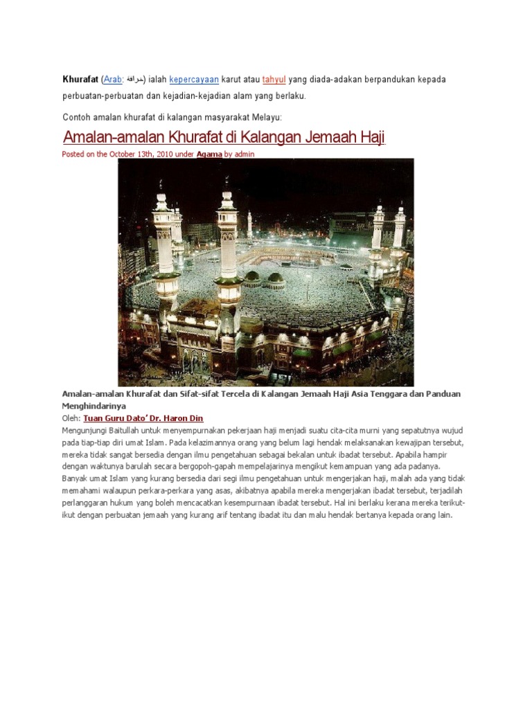 Khurafat | PDF