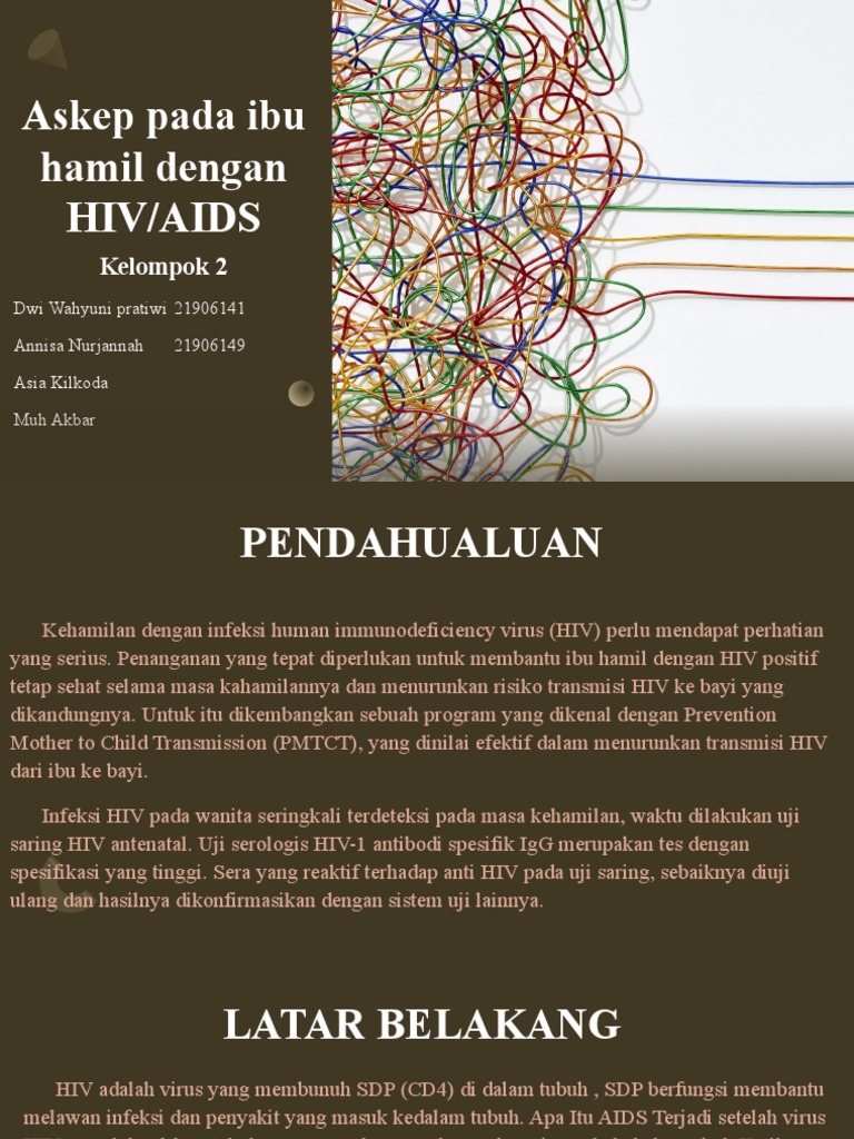 Askep Pada Ibu Hamil Dengan HIV | PDF