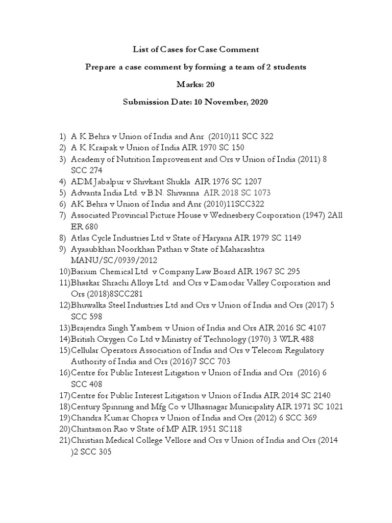 Case Comment | PDF | Politics Of India | Sikhism