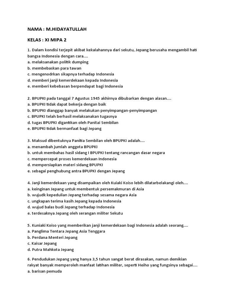 M. Hidayatullah | PDF