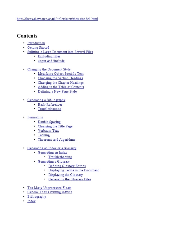 Writing PHD Thesis Using LATEX | PDF | Citation | Te X