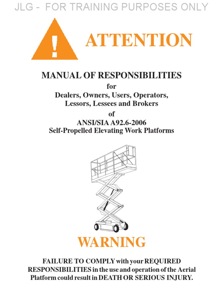 Ansi-Sia A92.6-2006 | PDF | Lease | Safety