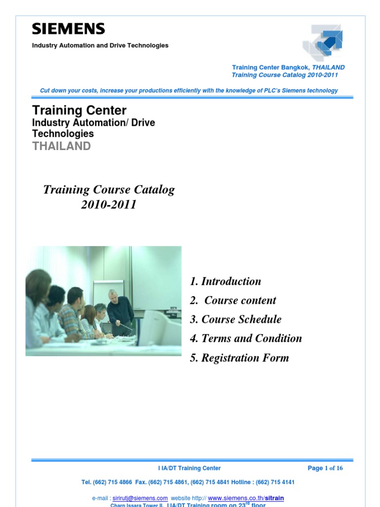 Training Catalog | PDF | Programmable Logic Controller | Automation
