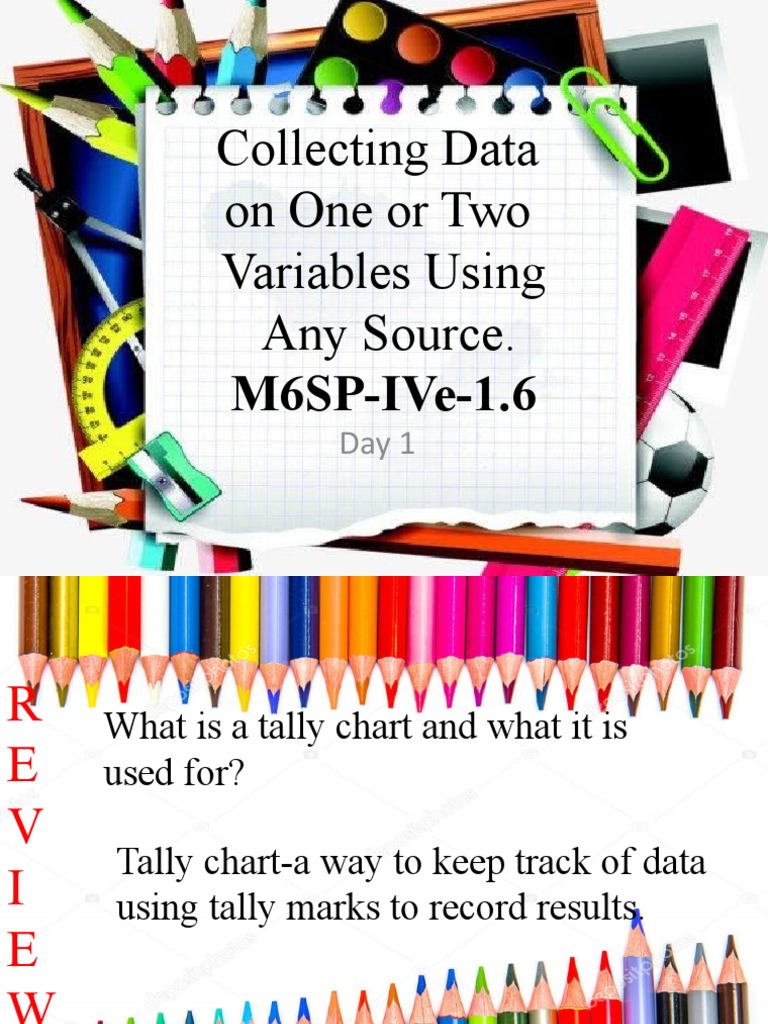 Collecting Data On One Or Two Variables Using Any Source Day 1 Pdf