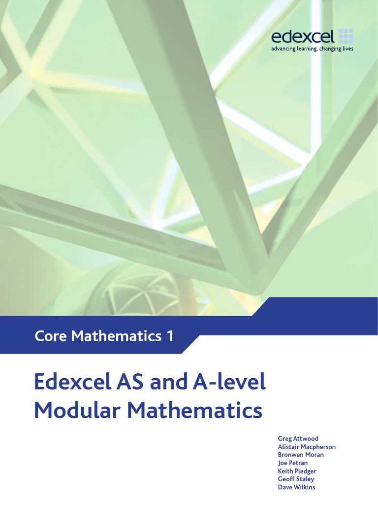 Edexcel AS and A-Level Modular Mathematics | PDF | Equations | Derivative