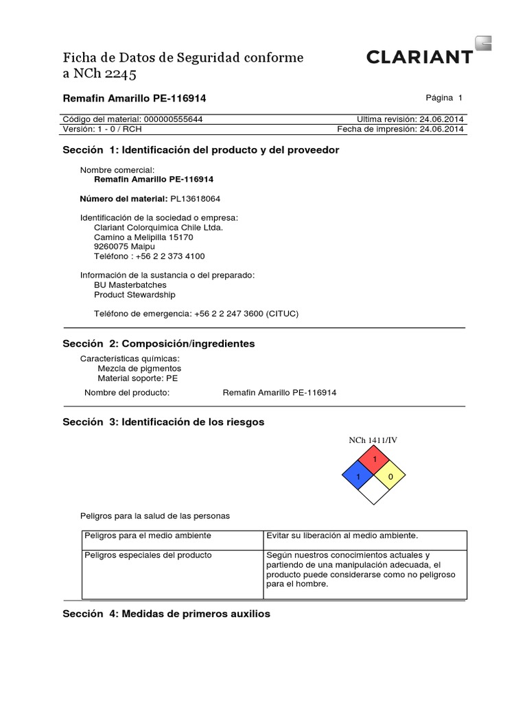 PL13618064 Remafin Amarillo PE-116914 | PDF | Residuos | Gestión de ...