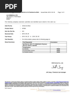 Salt Spray Test Report - Sample | PDF