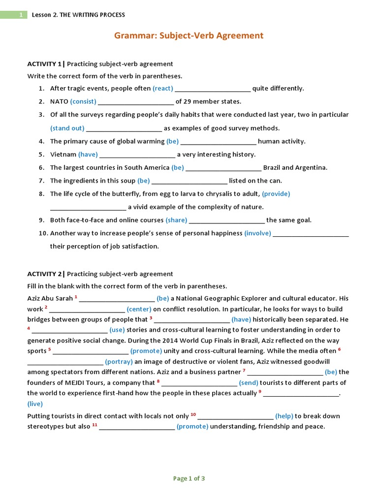 Lesson 2 Further Practice Pdf Phrase Word
