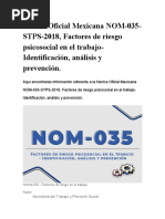 Ejemplo Política NOM-035 | PDF | Violencia | Discriminación