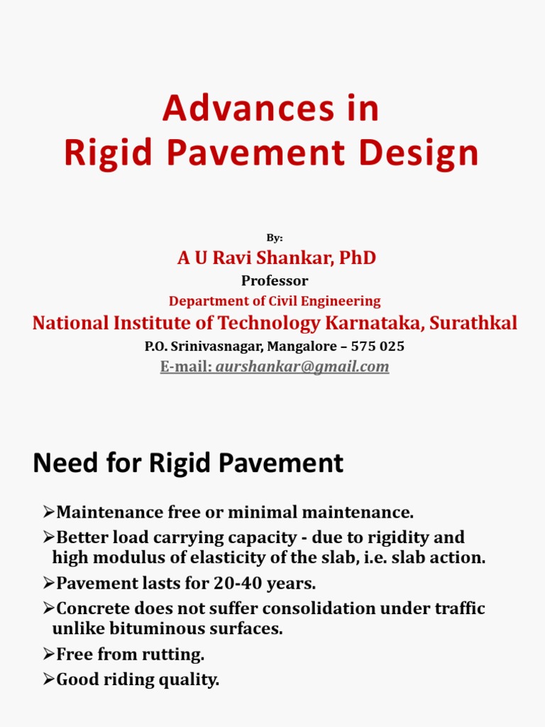 Rigid Pavements With NEW CODE PDF | PDF | Road Surface | Concrete