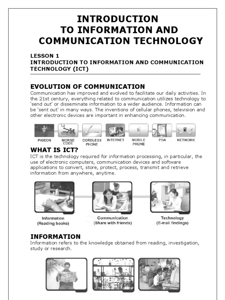 To Information and Communication Technology | PDF | Authentication ...