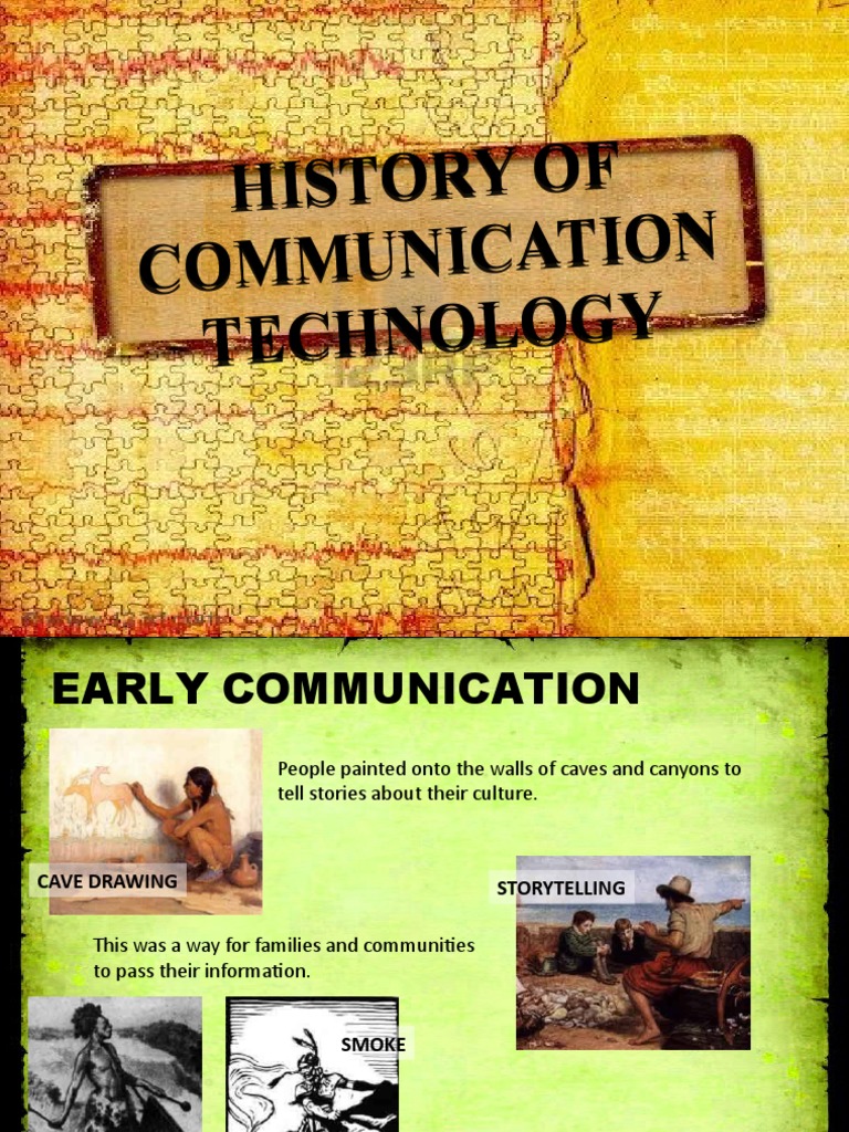 History of Communication Technology | PDF | Printing | Telegraphy