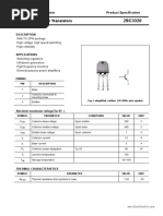 D880 2SD880 Silicon NPN Power Transistors Datasheet | PDF | Bipolar Junction Transistor | Transistor