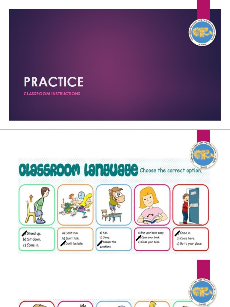Practice - Classroom Instructions Resuelto PDF | PDF