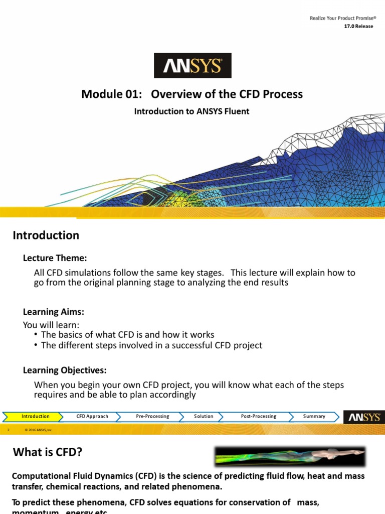 Fluent-Intro 17.0 Module01 IntroCFD | PDF | Computational Fluid Dynamics | Fluid Dynamics