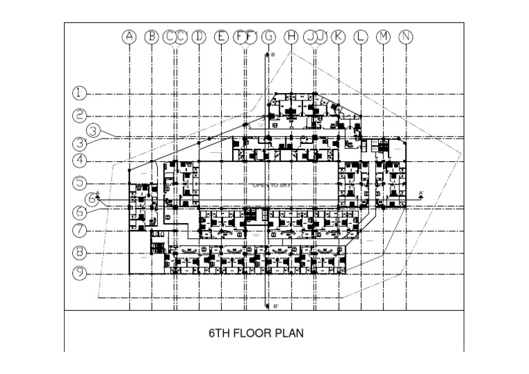 6Th Floor Plan: Janitorial Room | PDF