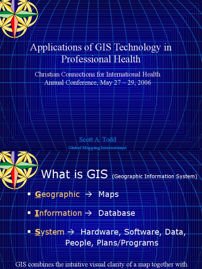 Applications of GIS Technology in Professional Health | PDF ...