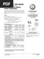 TO-3 Power Transistor Specifications | PDF | Bipolar Junction ...