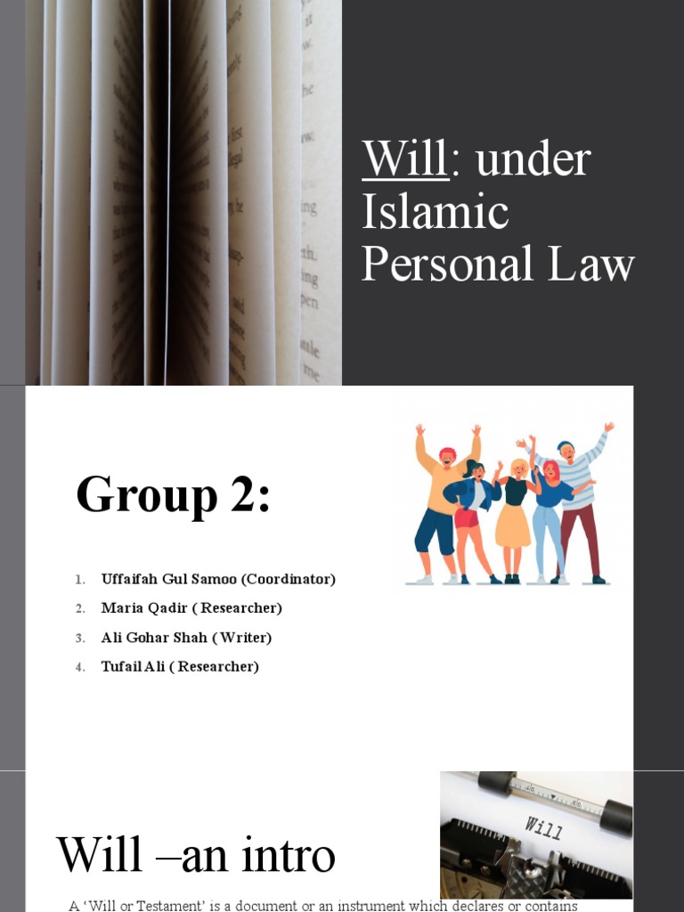 Will Presentation | PDF | Will And Testament | Legal Documents