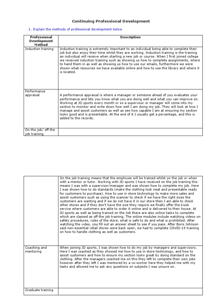06 Continuing-Professional-Development | PDF | Lifelong Learning ...