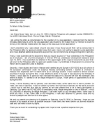 Sample Cover Letter - Japan Visa No Itr | PDF