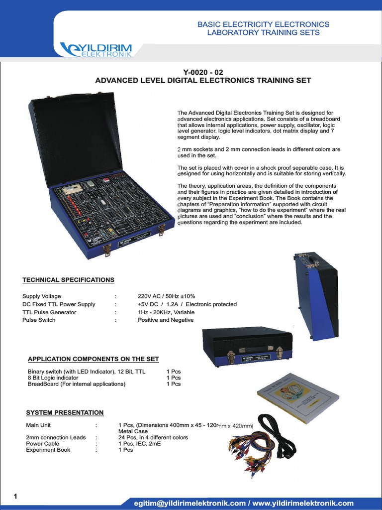 Advanced Digital Electronics Training Set | PDF | Electronic Circuits ...