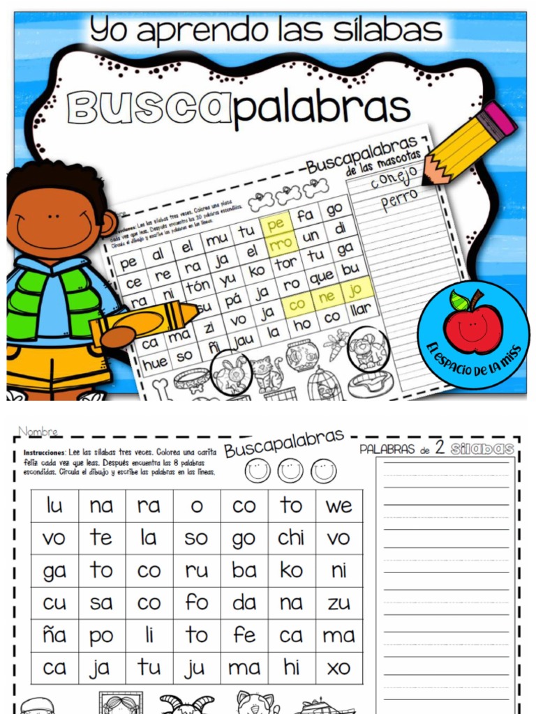 2 - Yo Aprendo Las Sílabas 2 - Buscapalabras | PDF