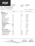 NIPT Sample Report | PDF | Medicine | Clinical Medicine
