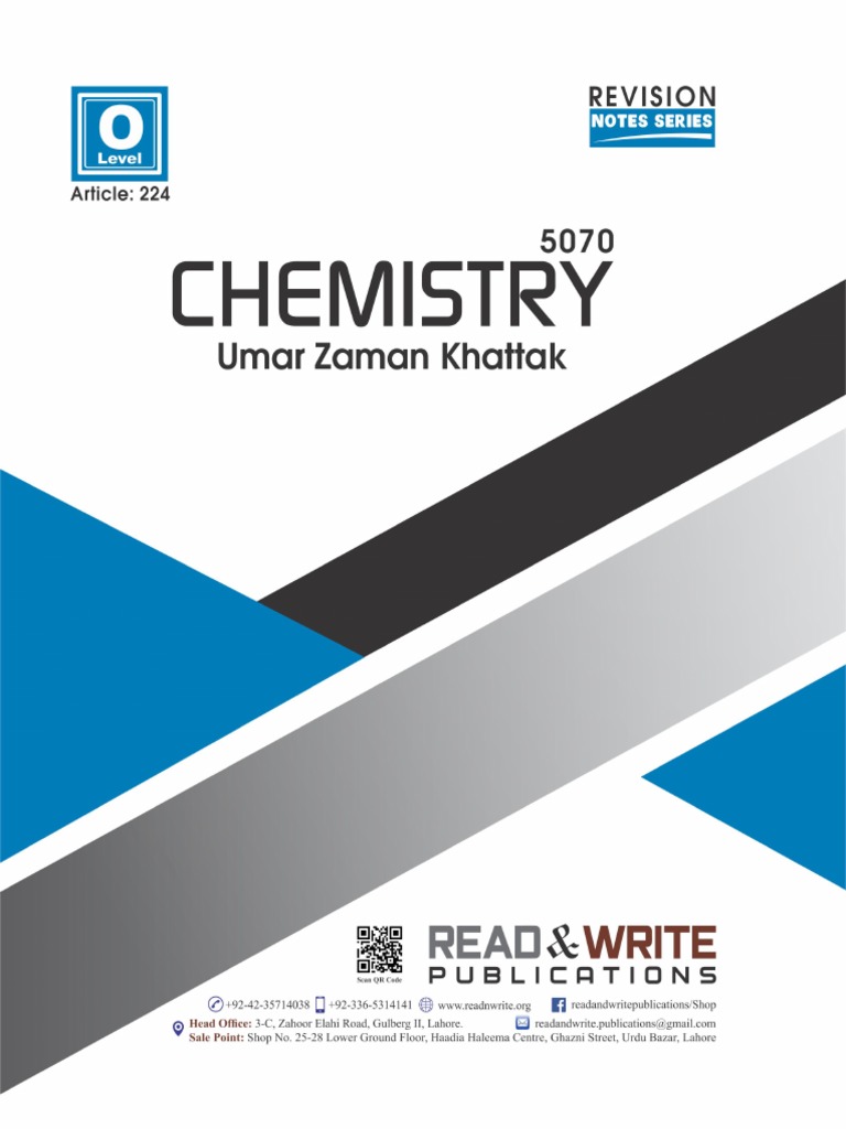 Chemistry O Level Revision Notes Series PDF | PDF | Filtration ...