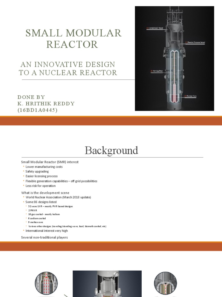 Small Modular Reactor: An Innovative Design To A Nuclear Reactor | PDF ...