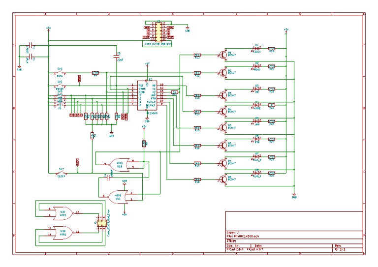 Mini mc14500 Schematic PDF | PDF