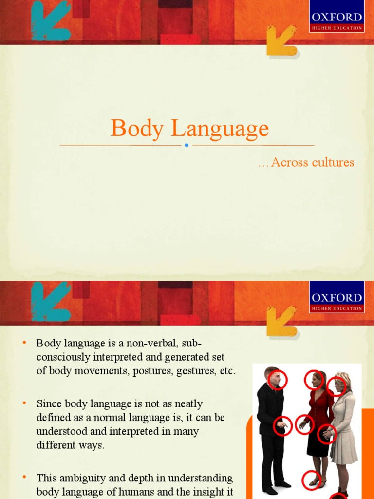 Body Language: Across Cultures | Download Free PDF | Body Language ...