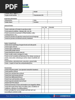 Comprehensive Car PDI Checklist | PDF | Vehicles | Manual Transmission