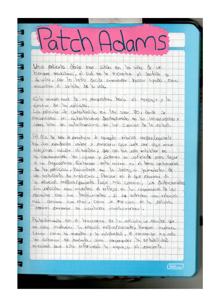 Pelicula Patch Adams. | PDF