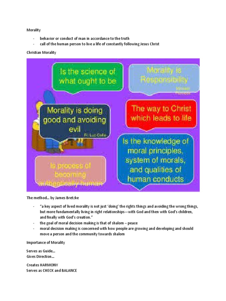 Object of Morality | Download Free PDF | Christian Ethics | Morality