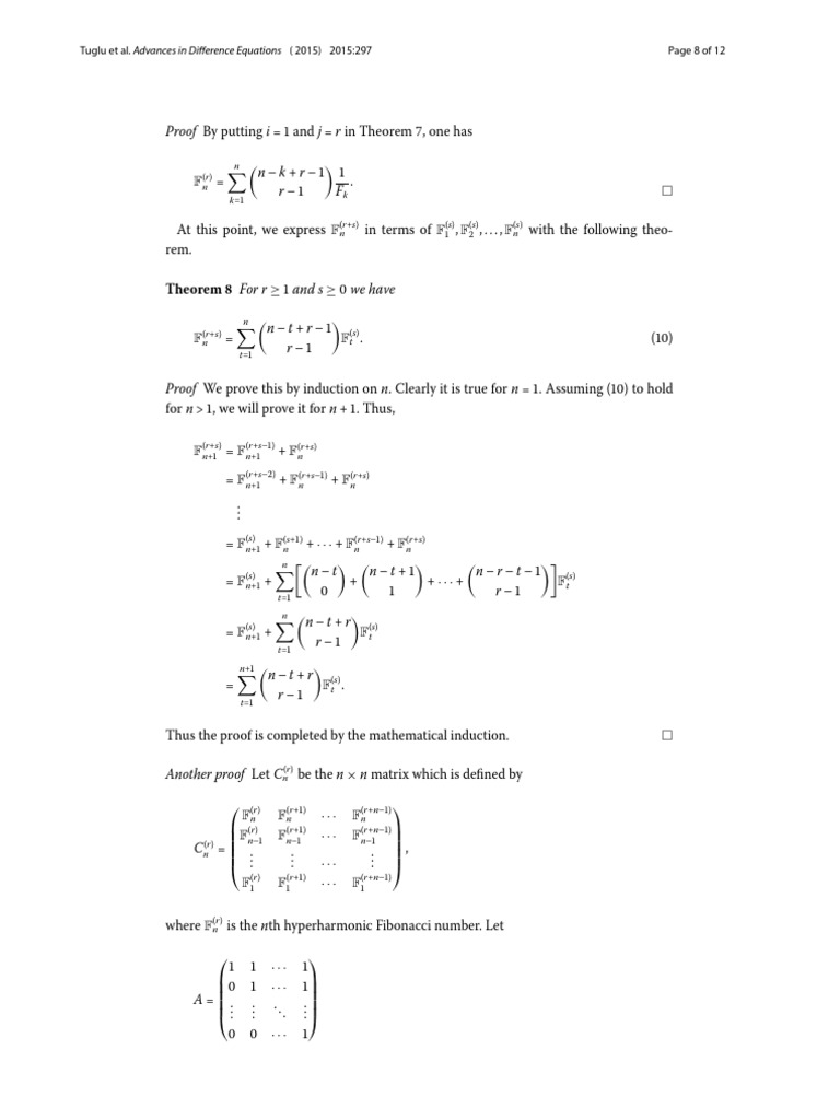 A2 OntheharmonicandhyperharmonicFibonaccinumbers - 9 9 | PDF | Logical ...
