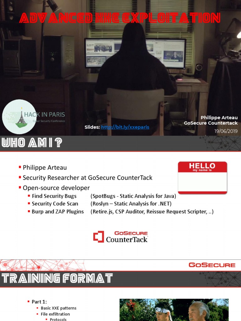 HIP2019-Advanced XXE Exploitation | PDF | Xml | Operating System Technology