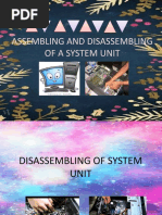 Assembly and Disassembly of A Personal Computer | PDF | Computer ...