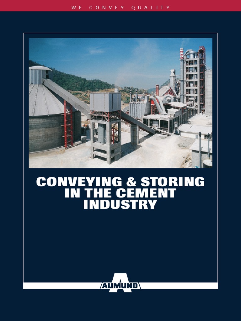 Conveying and Storing in Cement Industry | PDF | Belt (Mechanical) | Cement