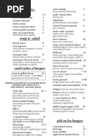 Red Rooster Grill Menu Overview | PDF