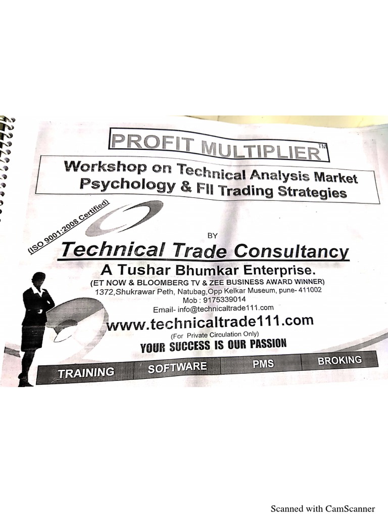 Tushar Bhumkar Intraday PDF | PDF