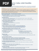Adult Disability Starter Kit Checklist | PDF | Health Professional ...